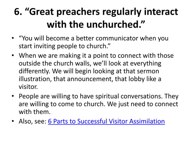 8 Principles to Great Preaching.pptx | Christianity | Religion ...