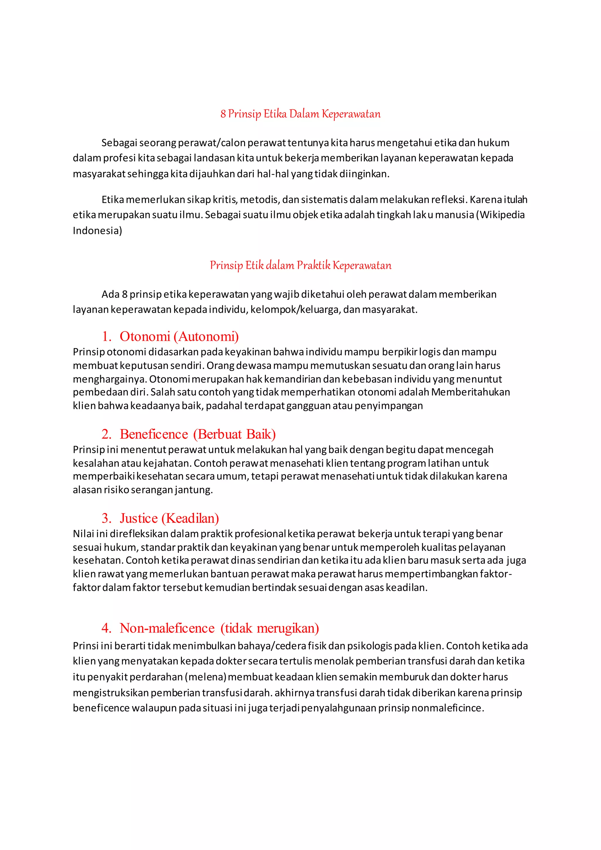 8 Prinsip Etika Dalam Keperawatan.docx