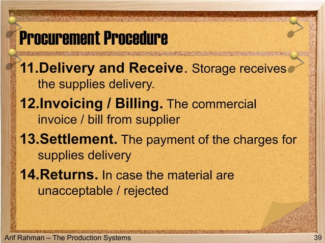 08 procurement and inventory management | PPT