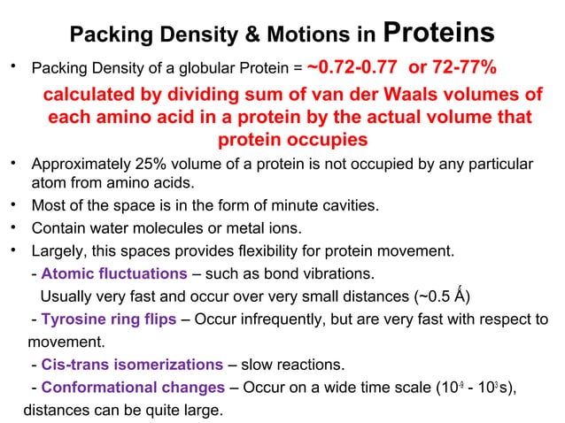 Proetin Tertiary Structure | PPT | Chemistry | Science