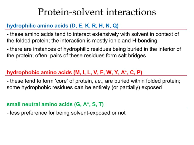 Proetin Tertiary Structure | PPT | Chemistry | Science
