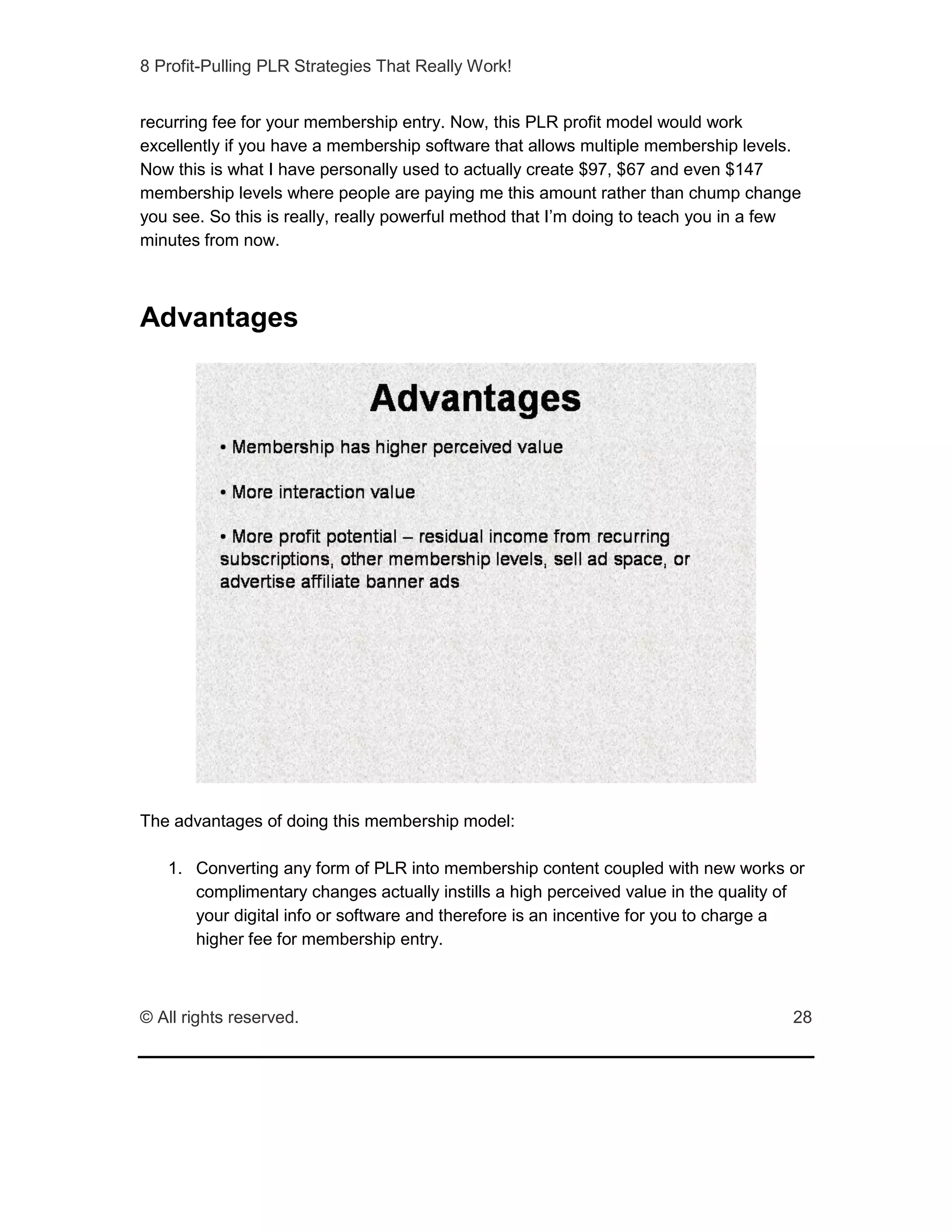 8 profit pulling PLR strategy | PDF