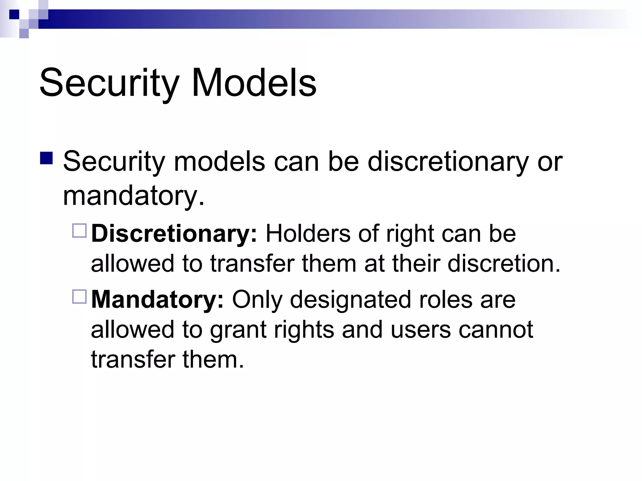 Protection and Security in Operating Systems | PPT