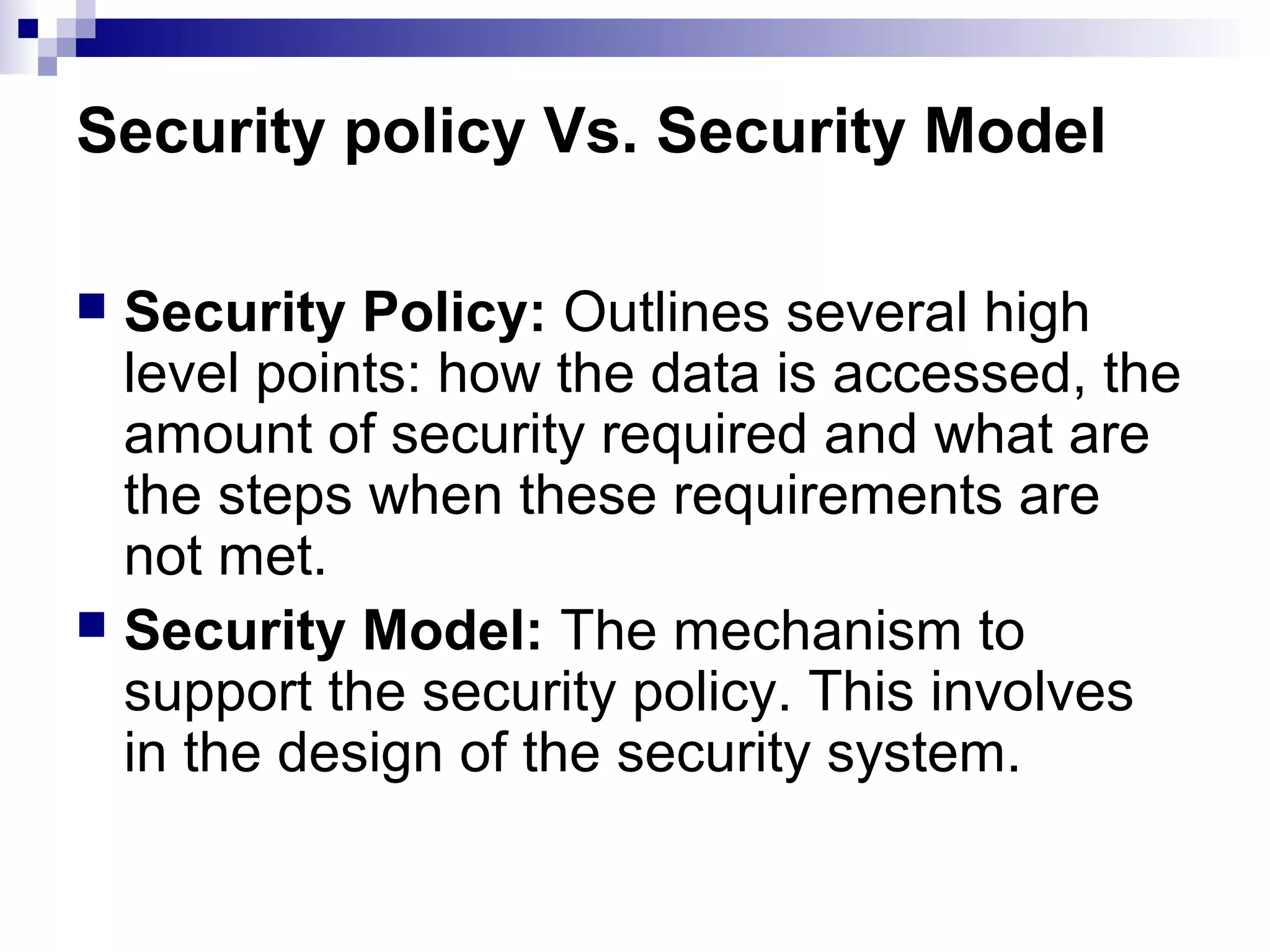 Protection and Security in Operating Systems | PPT