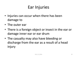 8 provide frist aid trauma | PPTX