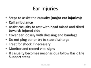 8 provide frist aid trauma | PPTX