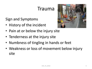 8 provide frist aid trauma | PPTX