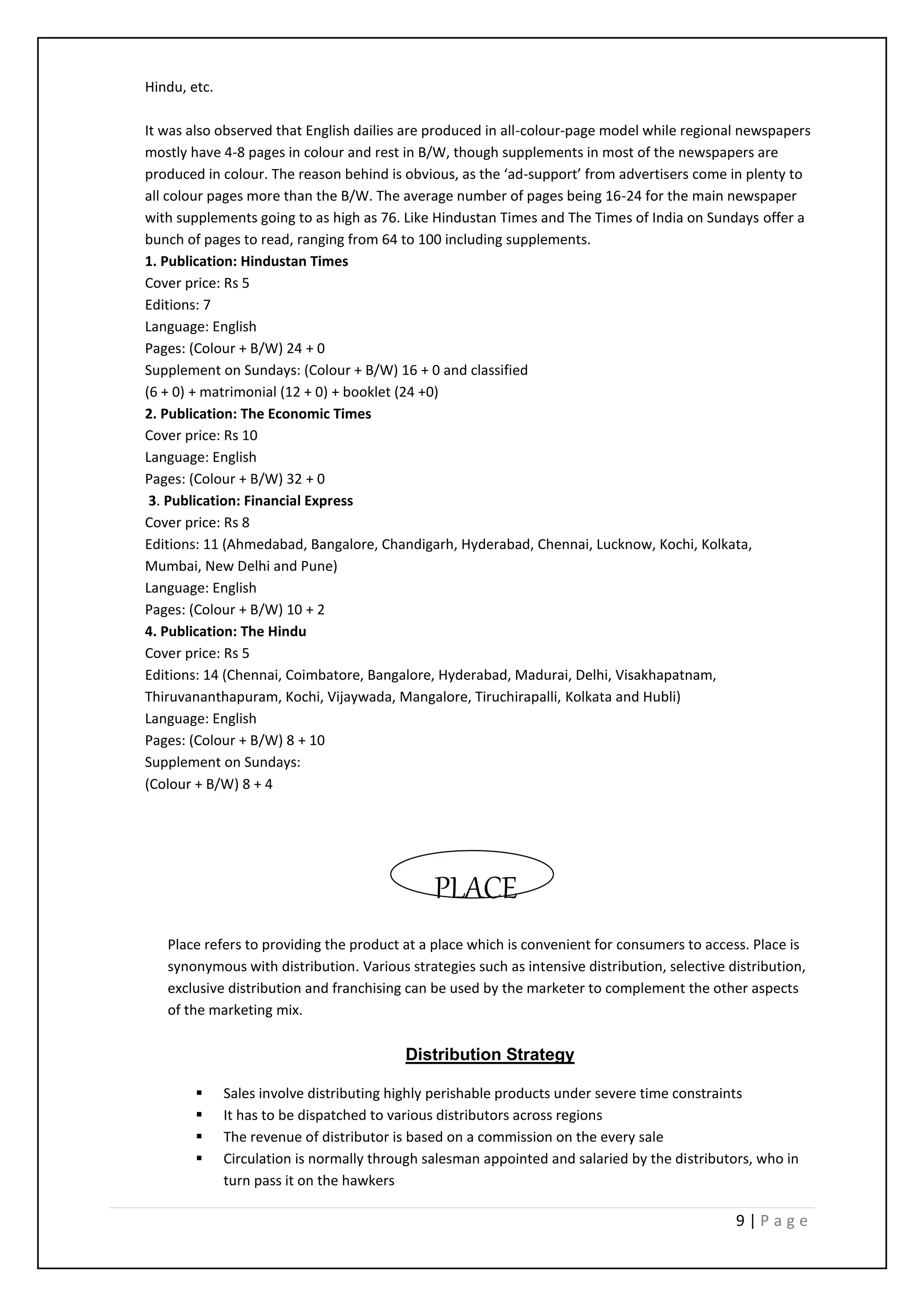 8ps of benett coleman | DOCX