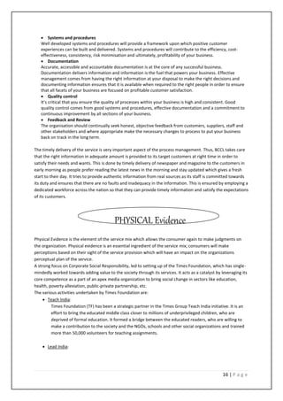 8ps of benett coleman | DOCX