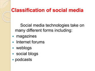 Social Media in Education | PPTX