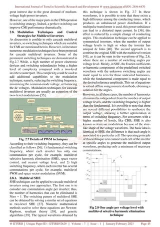 PV to Grid Connected Cascaded T type Multilevel Inverter with Improved Harmonic Performance | PDF