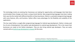 8 Python Tools That Empower Android App Development.pptx