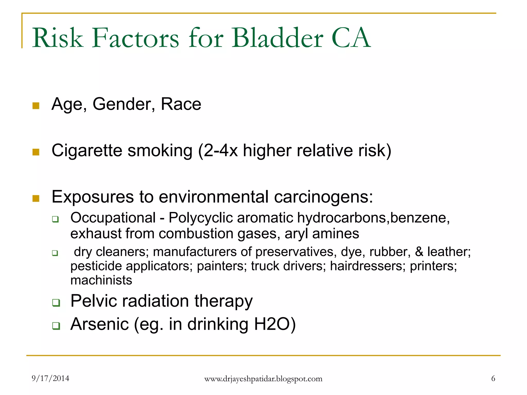 Bladder cancer | PDF