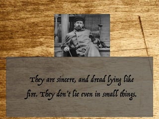 8 Qualities of Cultured People by Anton Chekhov | PPT