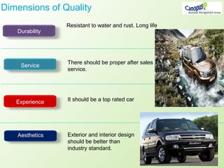 8 quality dimensions example | PPT