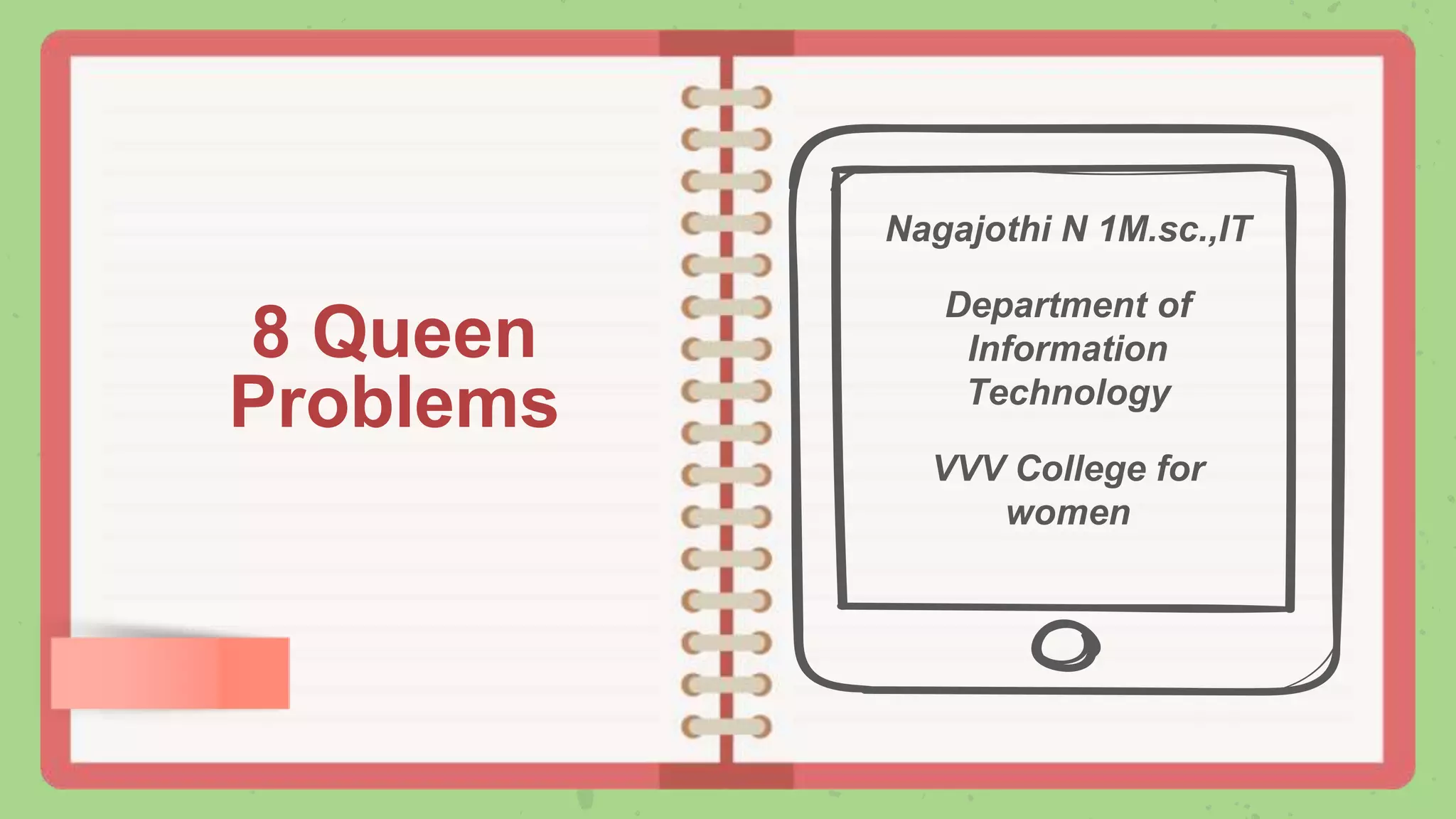 8 queen problem | PPTX