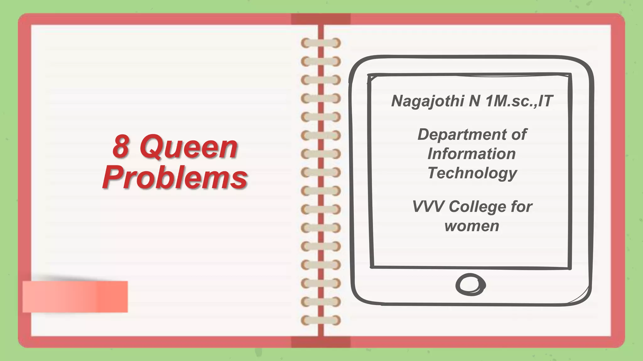 8 queen problem | PPTX