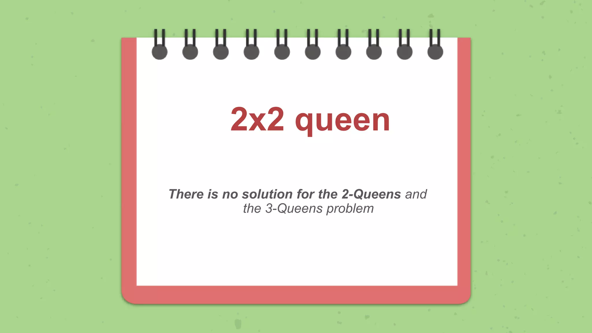 8 queen problem | PPTX | Games and Puzzles | Hobbies & Interests