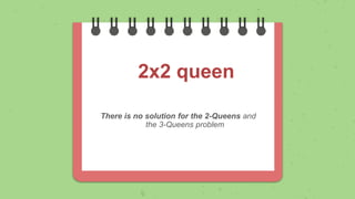 8 queen problem | PPTX