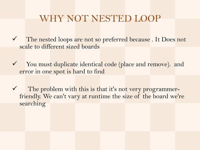 8 Queens Problem Using Back Tracking Ppt
