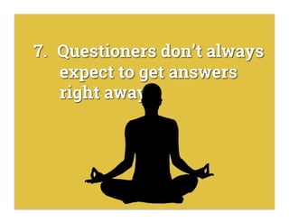 8 Tips for Becoming a Better Questioner | PDF