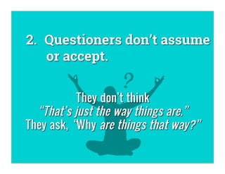 8 Tips for Becoming a Better Questioner | PDF