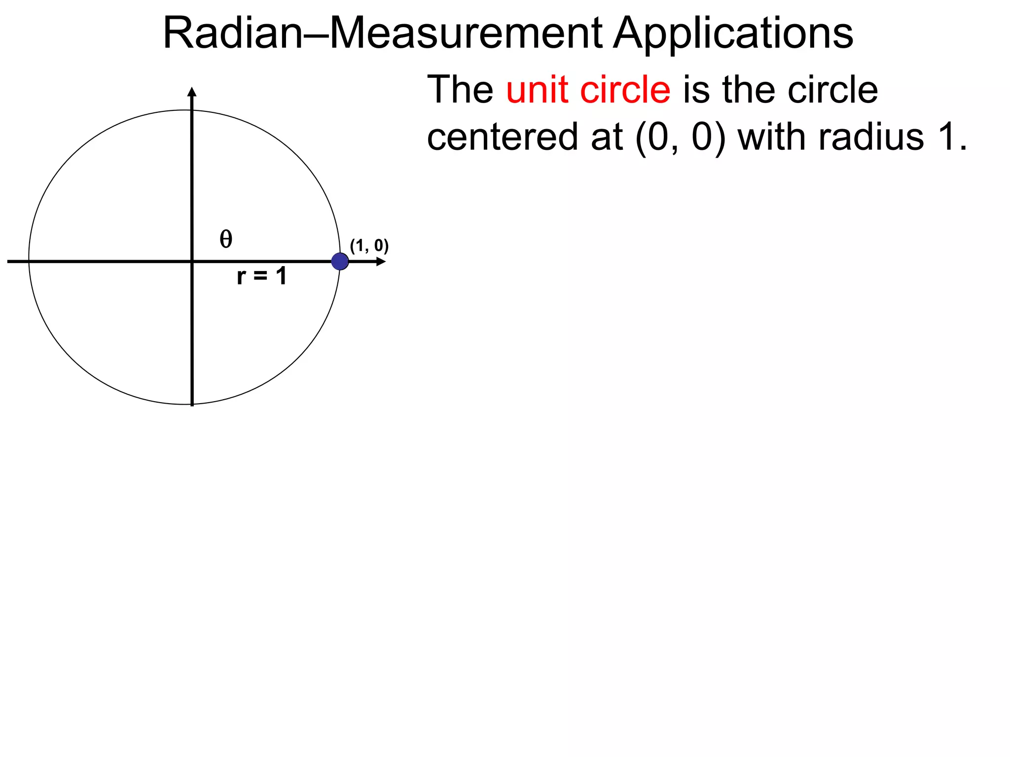 8 radian arc length and area formulas | PPTX