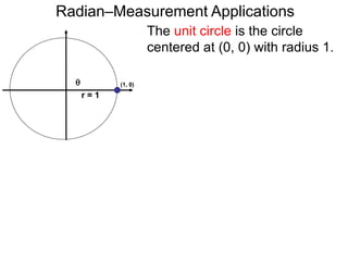 8 radian arc length and area formulas | PPTX