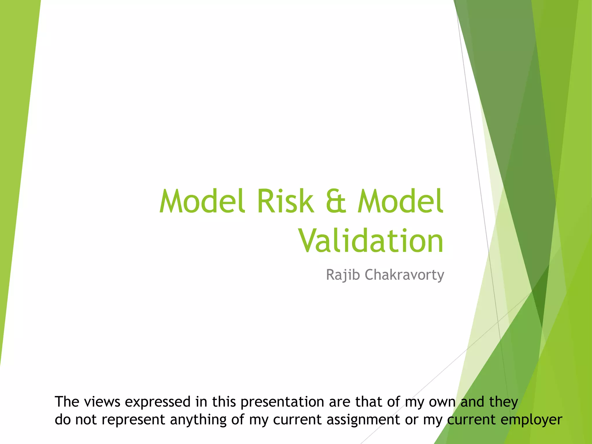 8 rajib chakravorty risk | PPTX