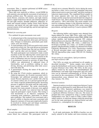 8 range of motion after daily consumption of açai fortified ...