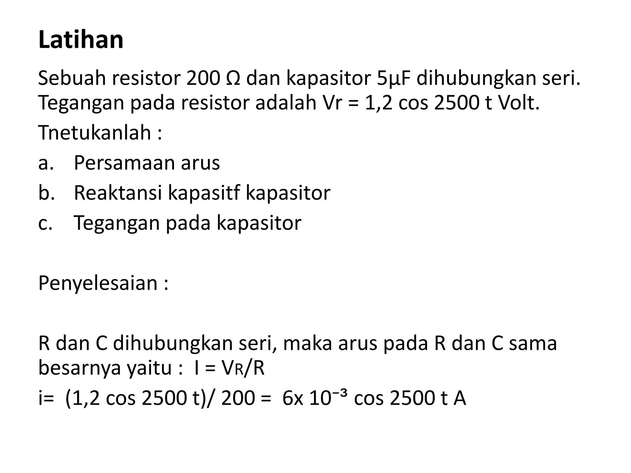 8 rangkaian rlc seri | PPTX