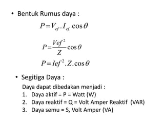 8 rangkaian rlc seri | PPTX