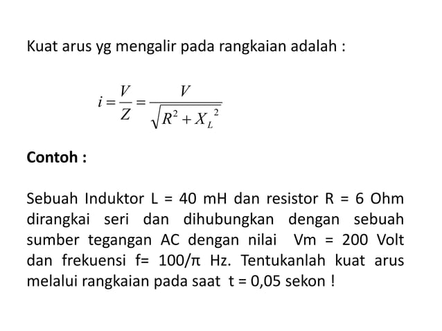 8 rangkaian rlc seri | PPTX
