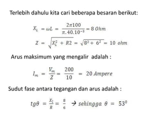8 rangkaian rlc seri | PPTX