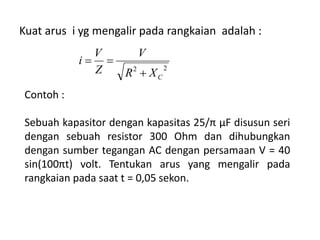8 rangkaian rlc seri | PPTX