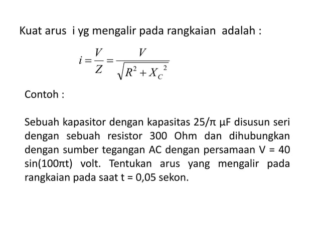 8 rangkaian rlc seri | PPTX