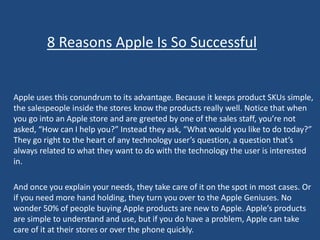 8 Reasons Which Makes Apple So Successful and Standout | PPTX