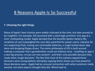 8 Reasons Which Makes Apple So Successful and Standout | PPTX | Tablets ...