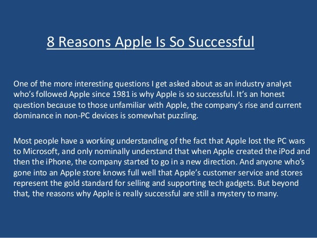 8 Reasons Which Makes Apple So Successful and Standout