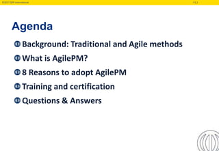 8 reasons to adopt AgilePM | PPTX
