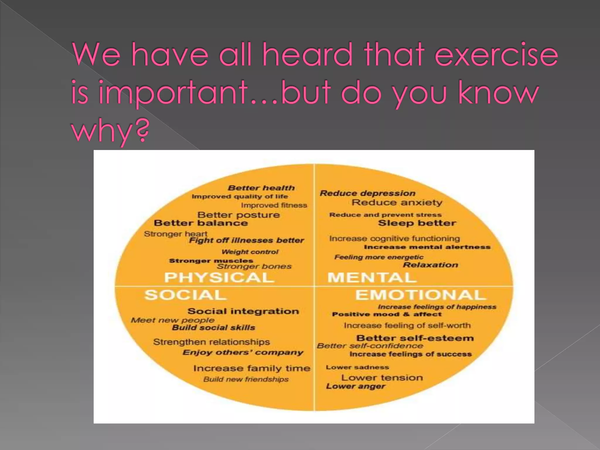 8 reasons why exercise is important | PPT