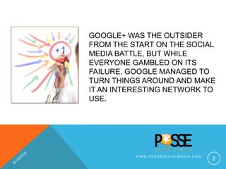 8 Reasons Why We Like Google+ | PPTX