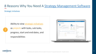 8 Reasons Why You Need A Strategy Management Software | PPT