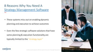 8 Reasons Why You Need A Strategy Management Software | PPT