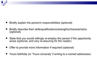 8 Reference Letter Jargal | PPT