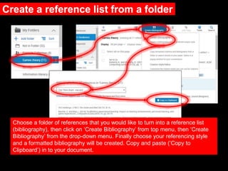 8 RefWorks and academic writing | PPT