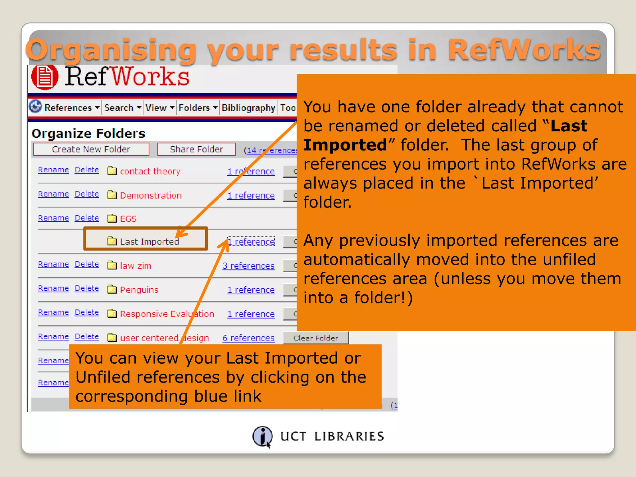 8 ref works organising create folders | PPTX | Operating Systems ...