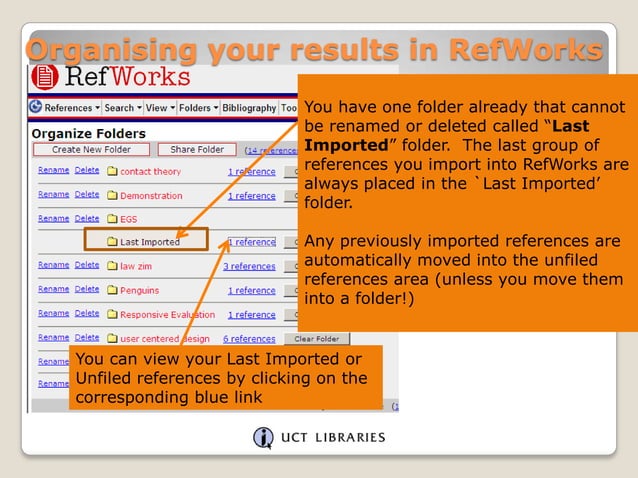 8 ref works organising create folders | PPTX | Operating Systems ...
