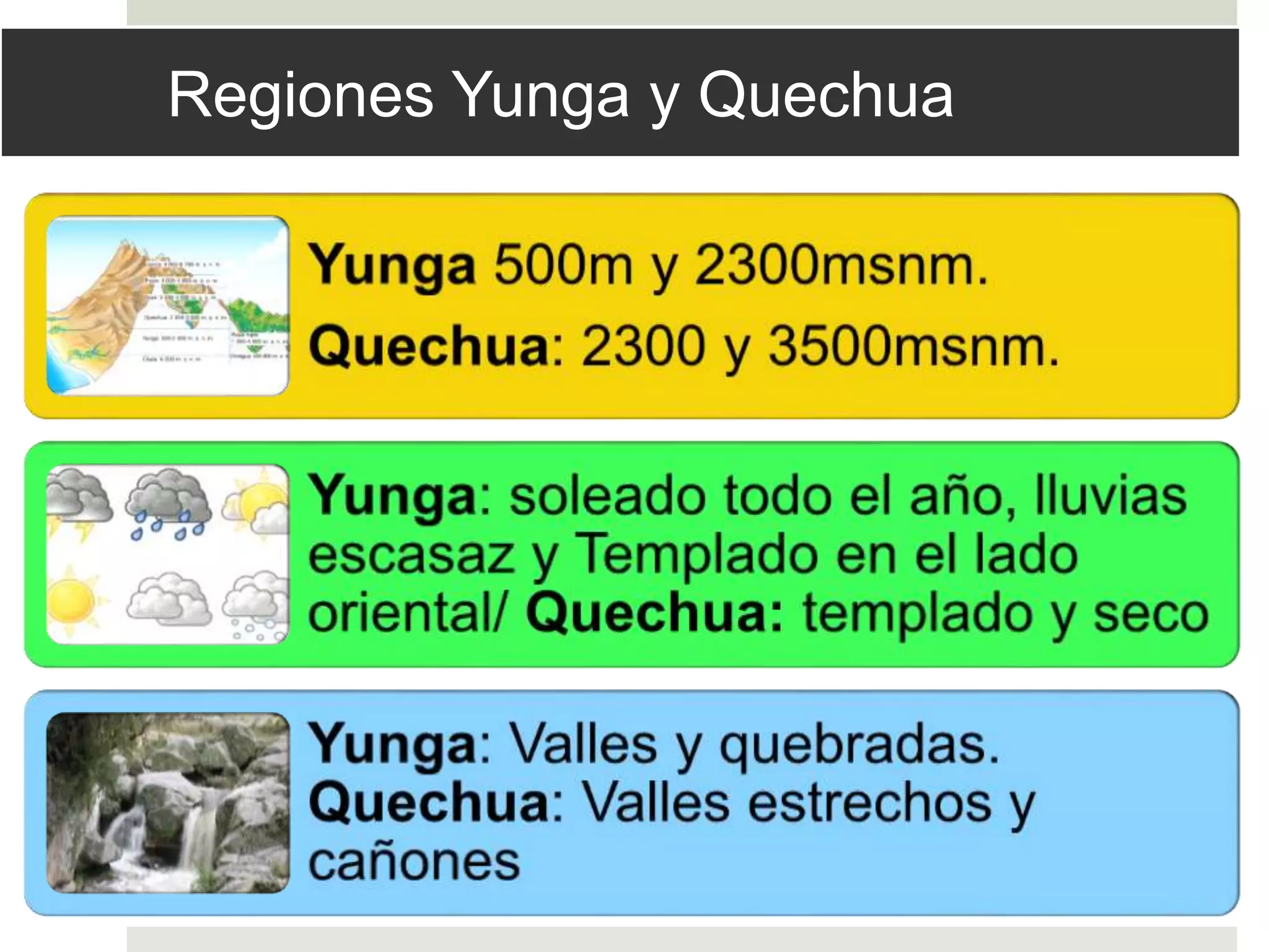 8 regiones naturales | PPTX