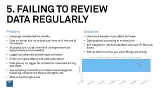 8 Research-ruining Data Mistakes | PDF